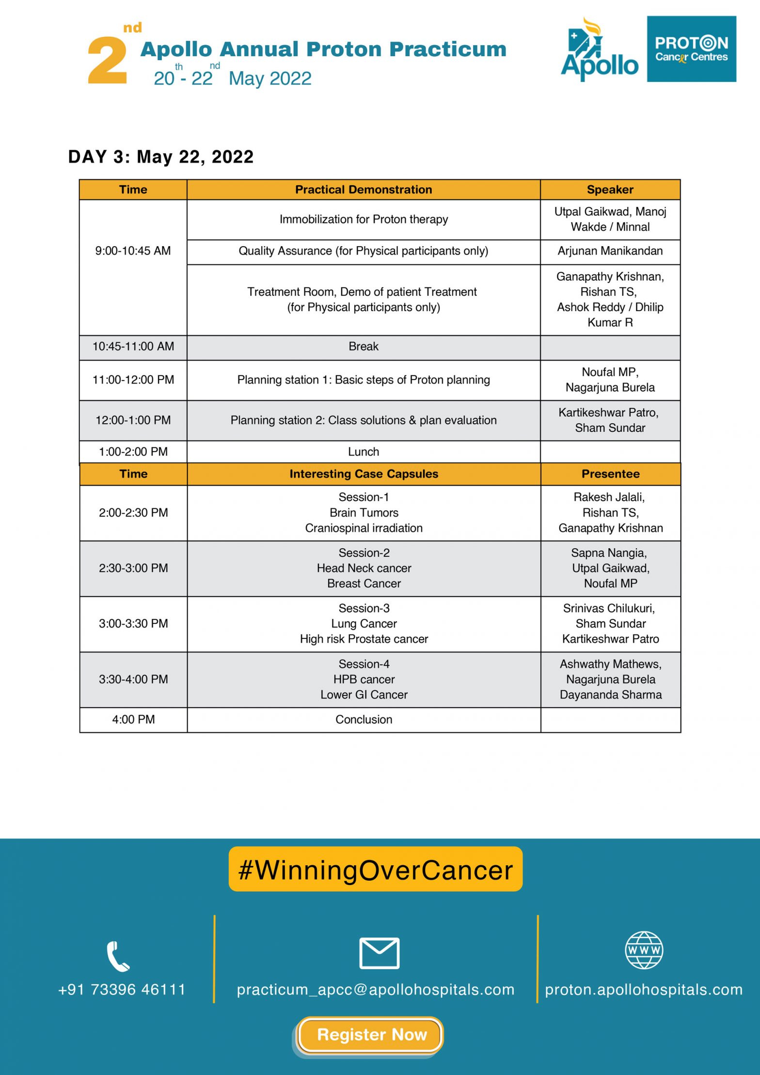2 Apollo Annual Proton Practicum - Apollo Hospitals - Apollo Hospitals
