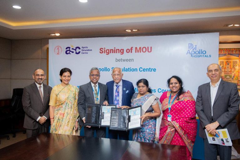 Apollo Simulation Centre signs MoU with The Tamil Nadu Nurse and ...